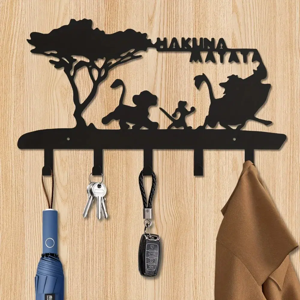Porte Clé Mural Original Hakuna Matata • Univers Porte Clé